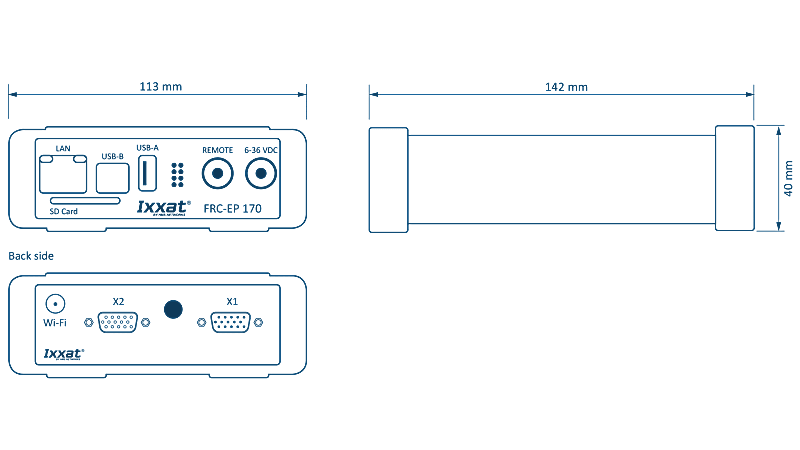FRC-EP170 Plus CANonly Bundle(CAN[4],FD[2],LIN,DIO[4])-with RTL:GW,RBS ...
